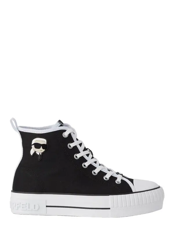 Karl Lagerfeld High-top Sneakers - Black