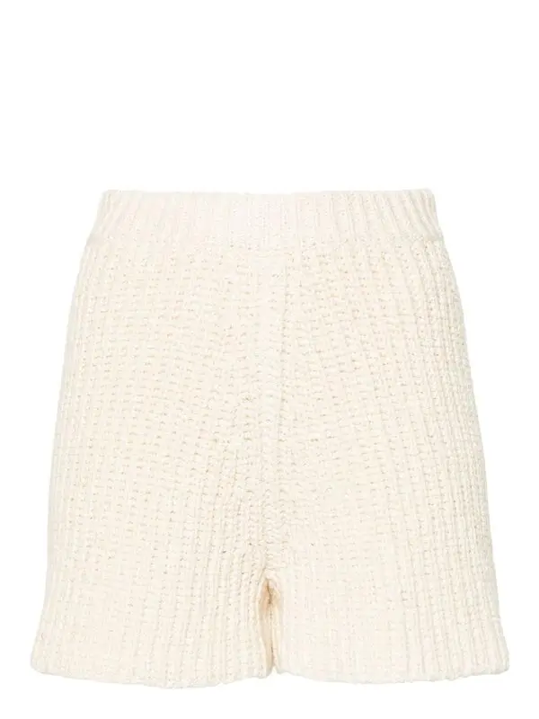 Alanui Knitted Shorts - Neutrals