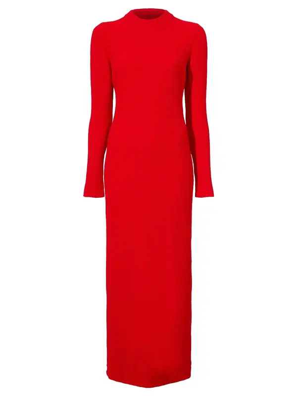 Proenza Schouler Lara Knit Maxi Dress - Red
