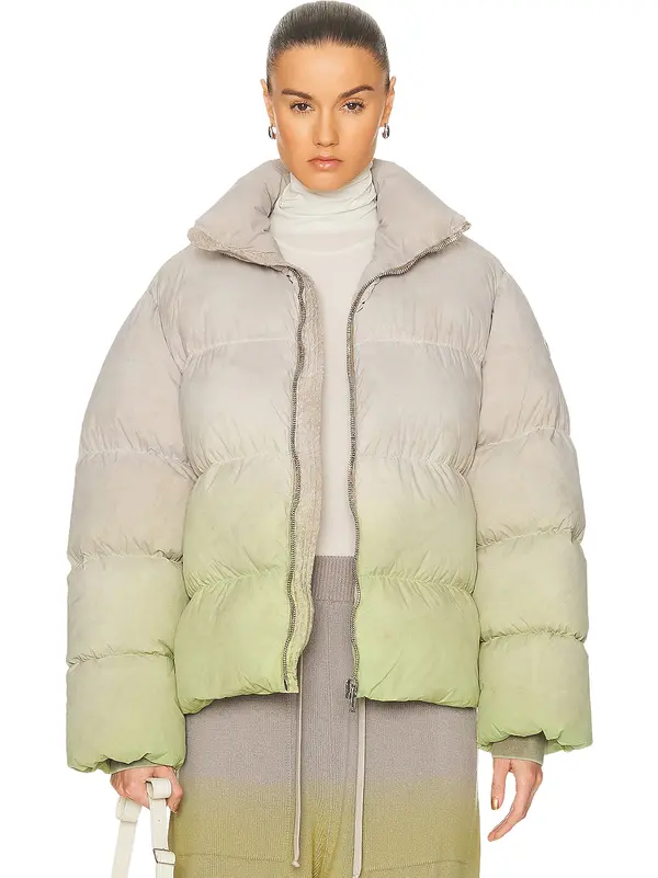 Rick Owens X Moncler Cyclopic Puffer Jacket - Acid Degrade