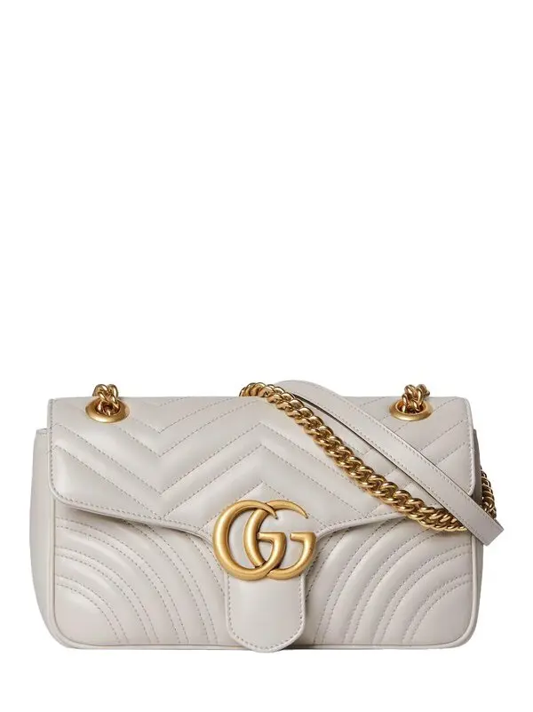 Gucci Gg Marmont Medium Shoulder Bag - Grey