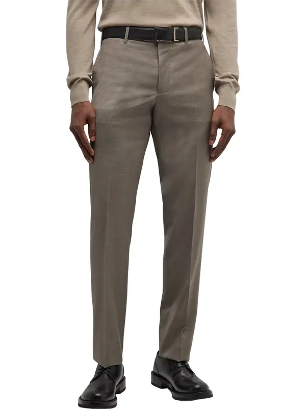 Giorgio Armani Wool Trousers - Stone
