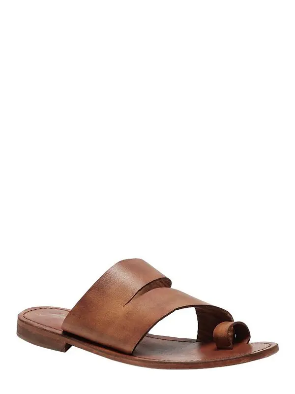 Free People Abilene Toe Loop Sandals - Luggage
