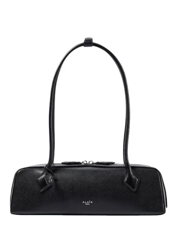 Alaïa Le Teckel Leather Shoulder Bag - Black