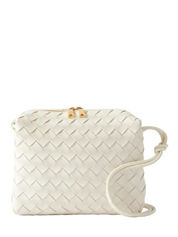 Bottega Veneta Small Drop Loop Crossbody Bag - White