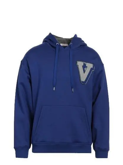 Valentino Garavani Hooded Sweatshirt With Logo - Blue