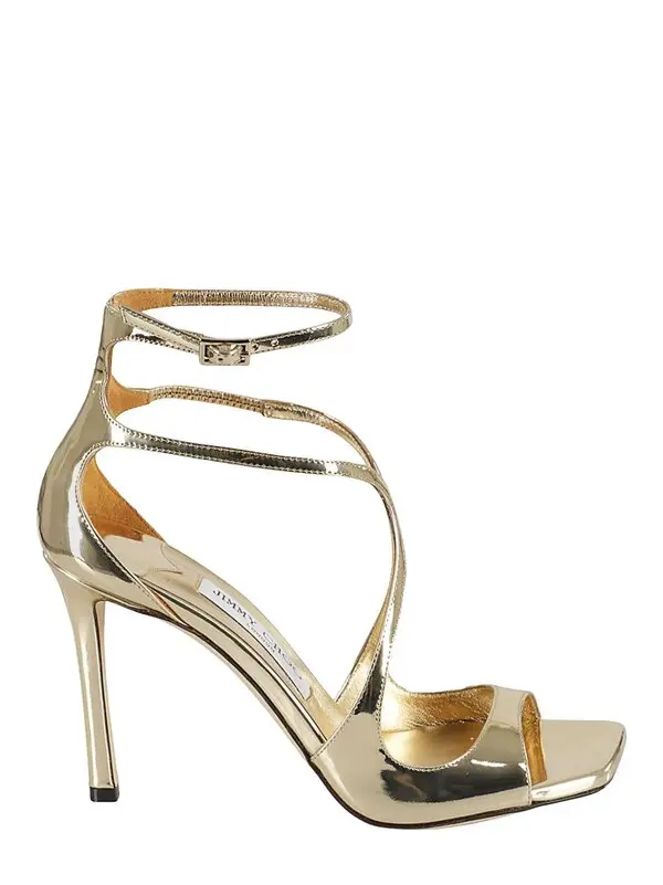 JIMMY CHOO Heeled Sandal - Gold