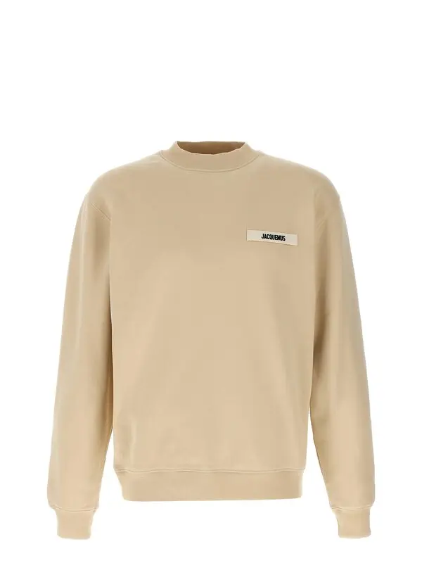 Jacquemus Le Sweatshirt Grosgrain - Beige