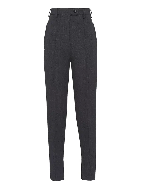 Prada Wool Pants - Gray