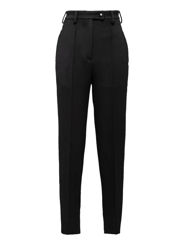 Prada Virgin Wool Pants - Black