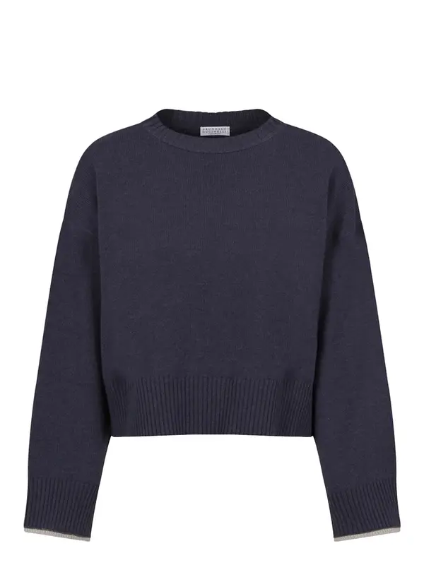 Brunello Cucinelli Cashmere Sweater - Blue