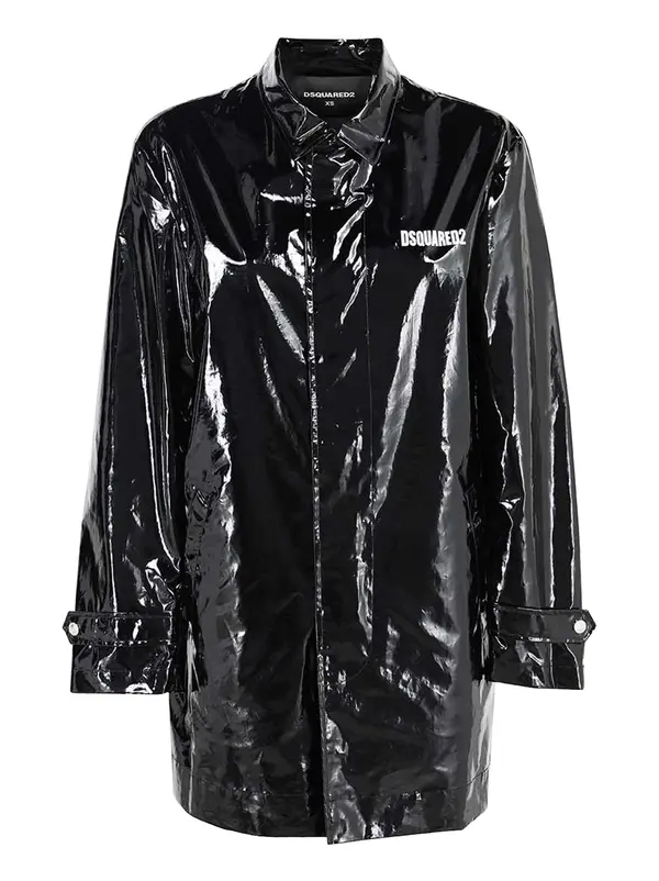 Dsquared2 Niagara Falls Trench Coat - Black