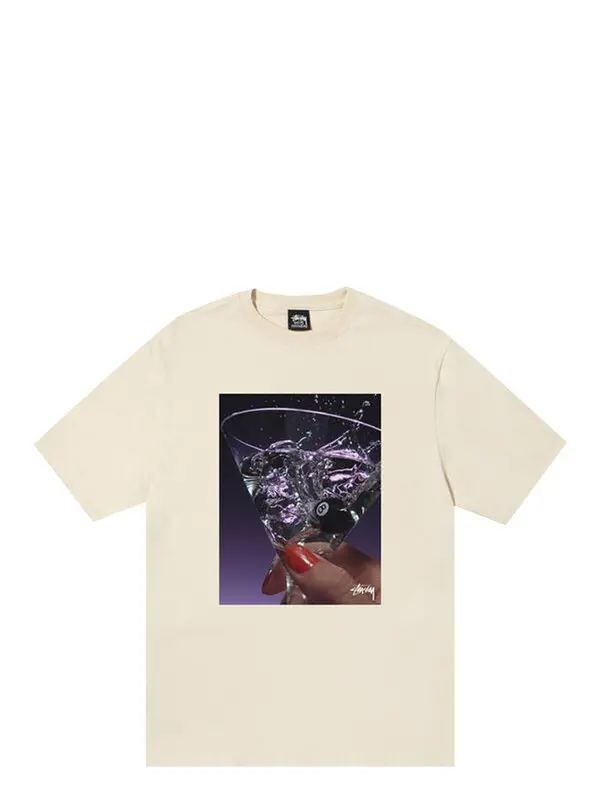 StÜssy Martini Tee 'putty - Cream