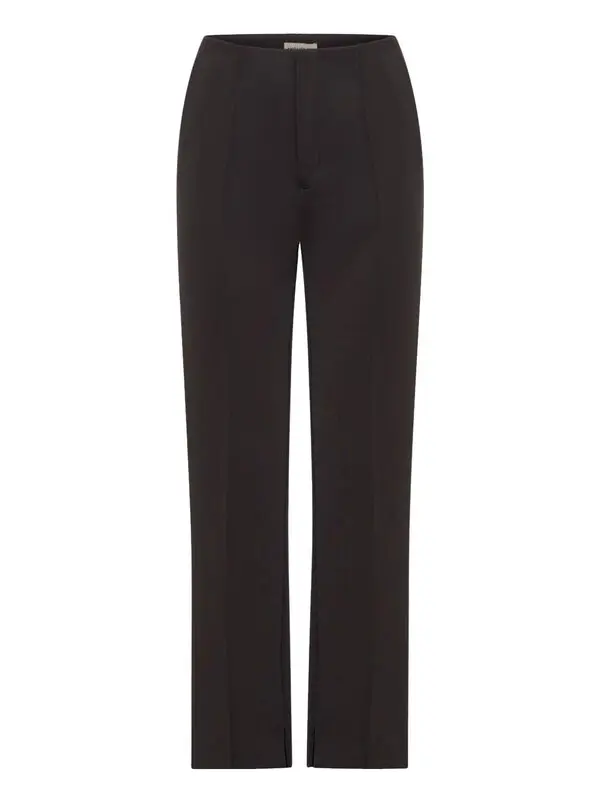 NICHOLAS Lillianna Straight-leg Trousers - Black