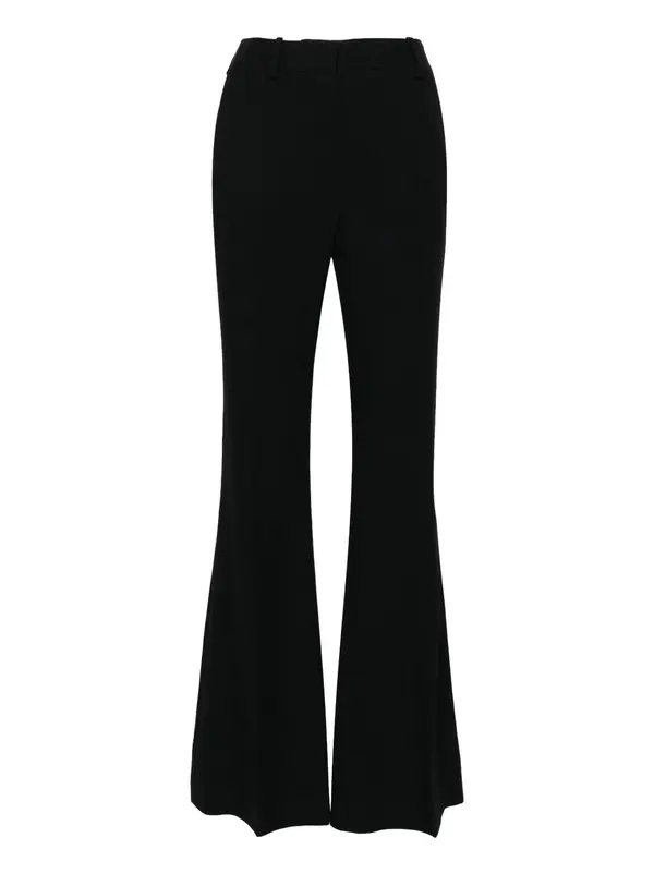 Nina Ricci Tailored Flared Trousers - Black
