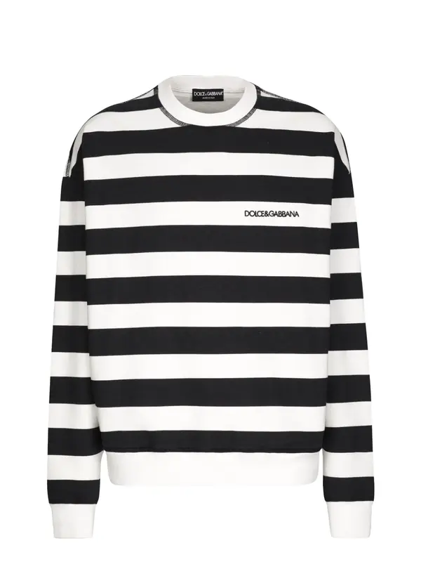 Dolce & Gabbana Cotton Jersey Sweatshirt - White