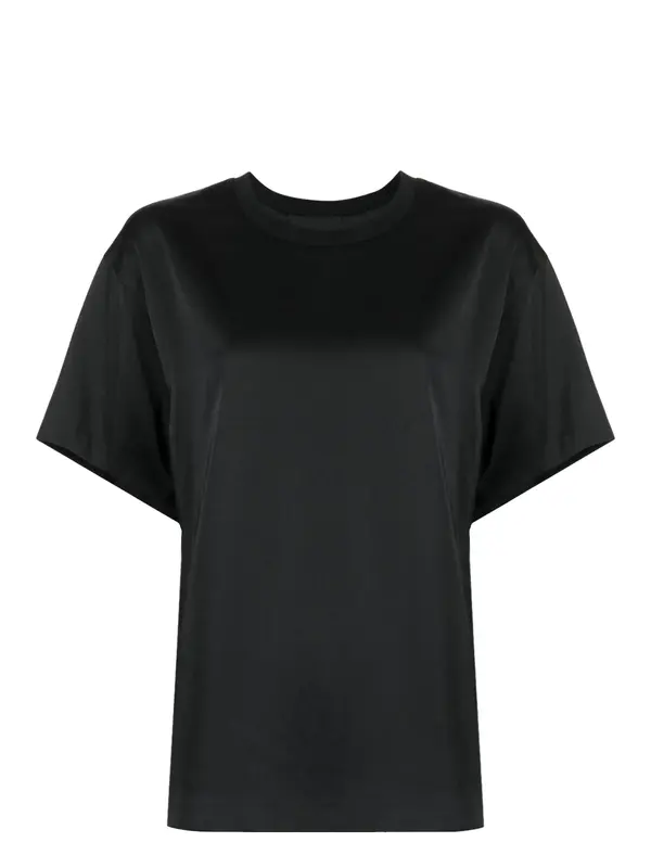 JUUN.J Round-neck Short-sleeve T-shirt - Black