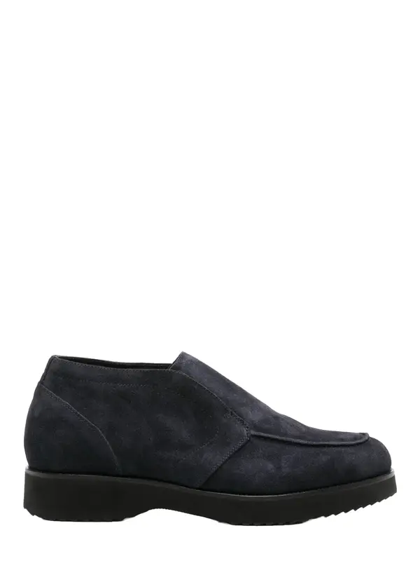 DOUCAL'S Suede Slip-on Boots - Blue