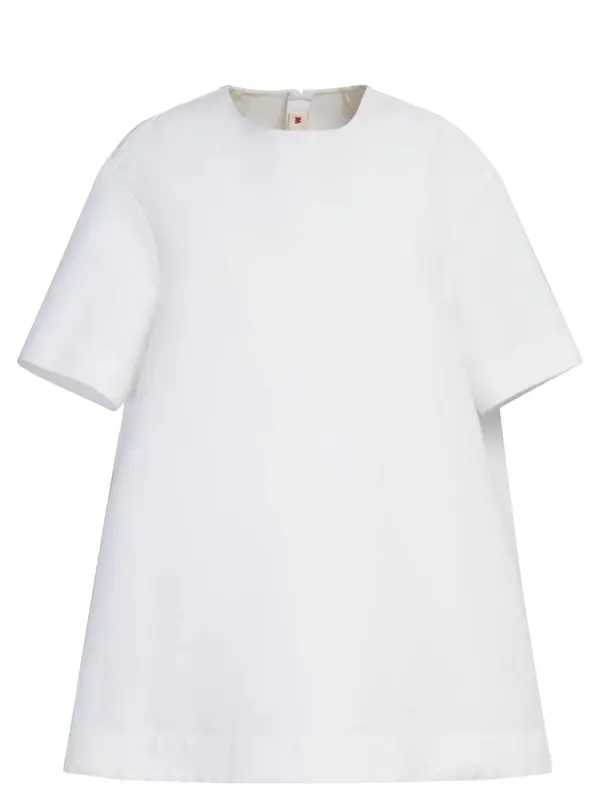 Marni Short-sleeve Mini Dress - White