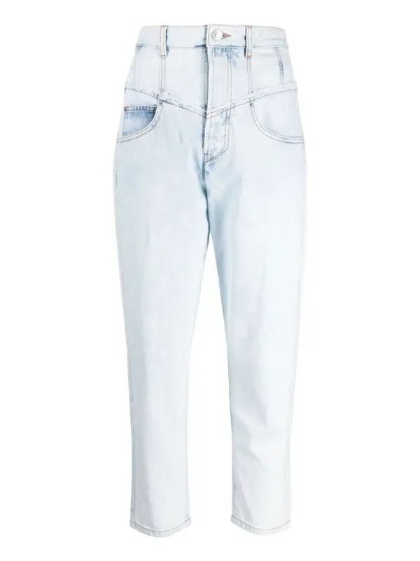 Isabel Marant Oliviani High-rise Jeans - Blue
