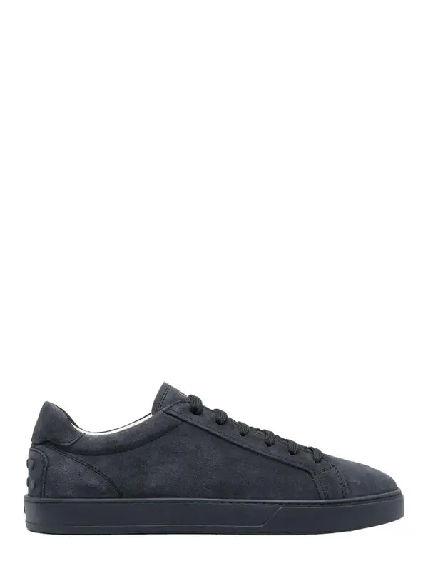 TOD'S Logo-print Suede Sneakers - Blue