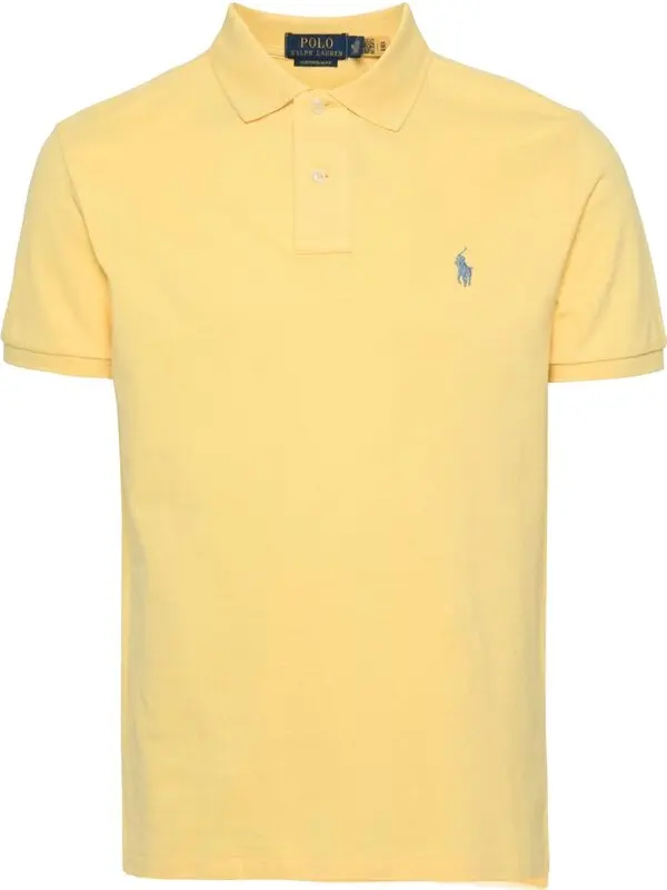 Polo Ralph Lauren Polo-pony-embroidery Polo Shirt - Yellow