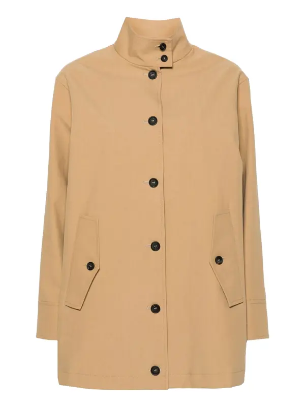 Fabiana Filippi Single-breasted Coat - Brown