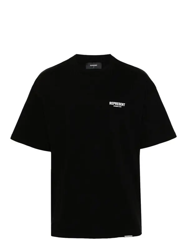 REPRESENT Owners Club Cotton T-shirt - Black