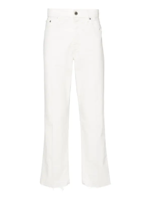 LANVIN Straight-leg Jeans - White