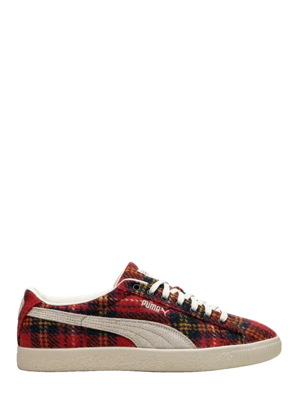 PUMA Suede Vintage Harris Tweed Sneakers - Red