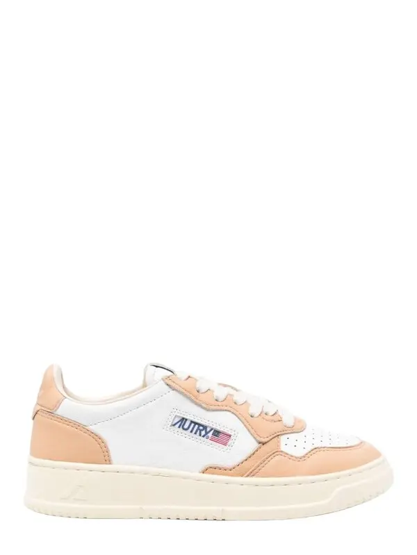 AUTRY Medalist Leather Sneakers - Brown