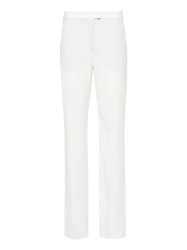 Andamane High-waisted Straight-leg Trousers - Neutrals