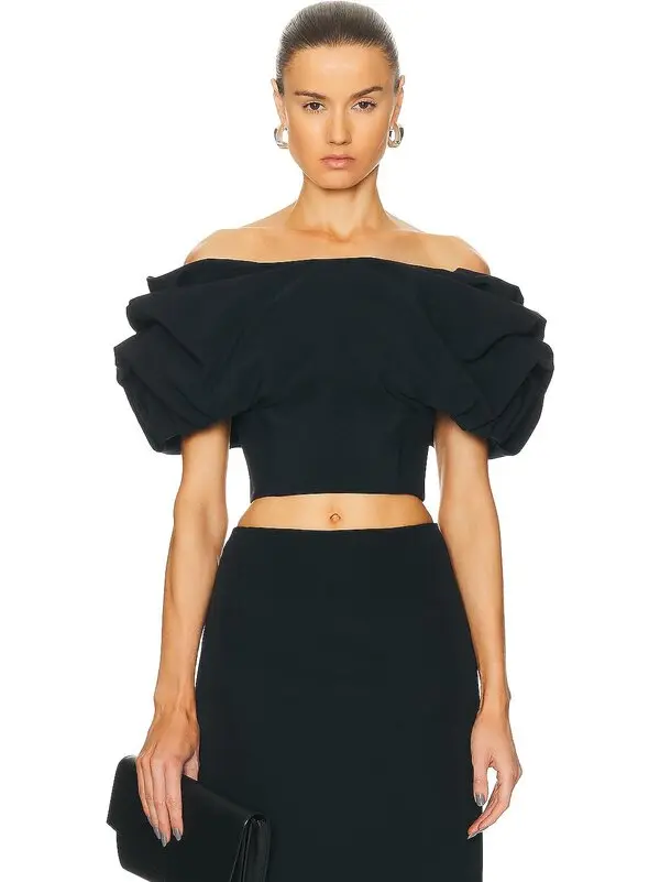 Gabriela Hearst Erwan Top - Black