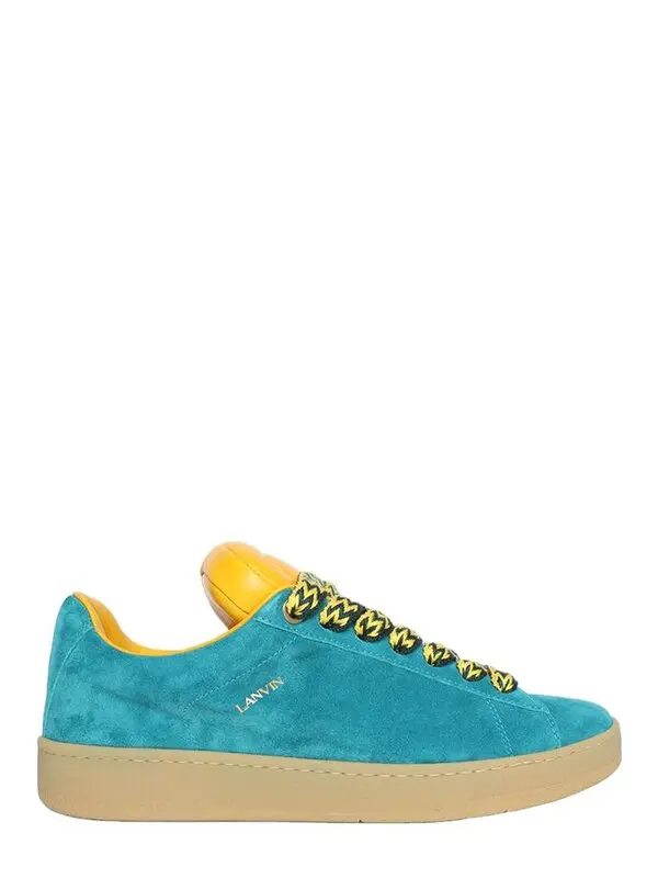 LANVIN X Future Curb Lite Sneakers - Blue And Yellow