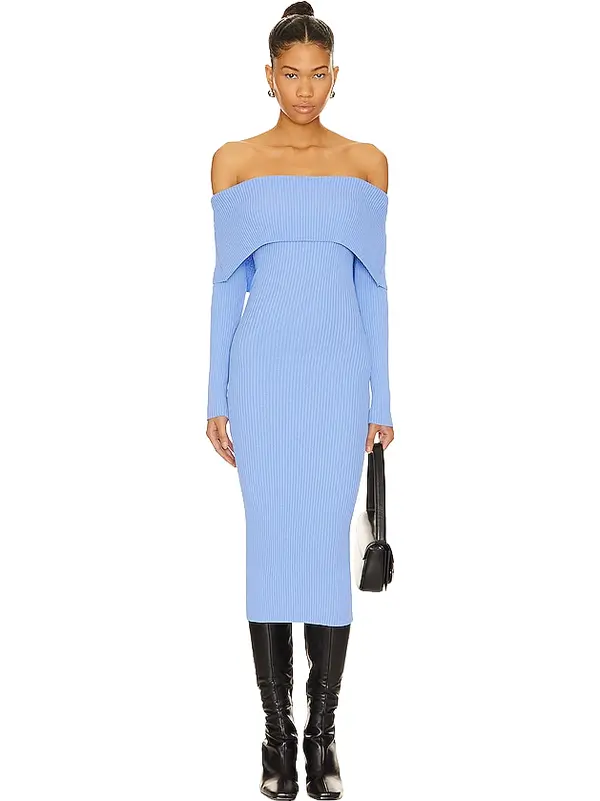 Superdown Loraine Midi Dress - Blue