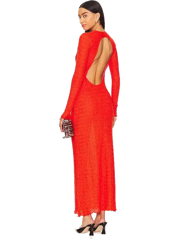 SIEDRES Lendi Maxi Dress - Orange