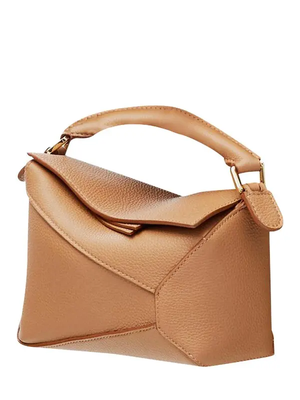 Loewe Mini Puzzle Edge Bag - Toffee