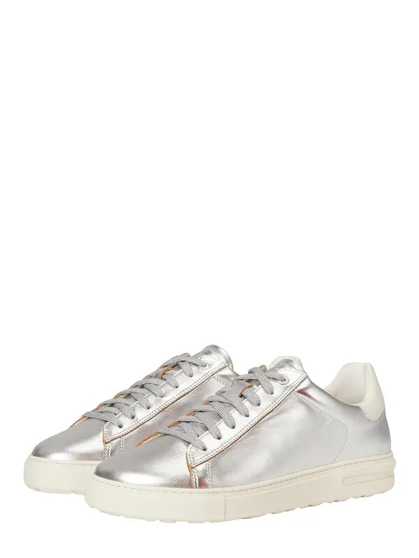 BIRKENSTOCK Bend Leather Sneakers - Silver