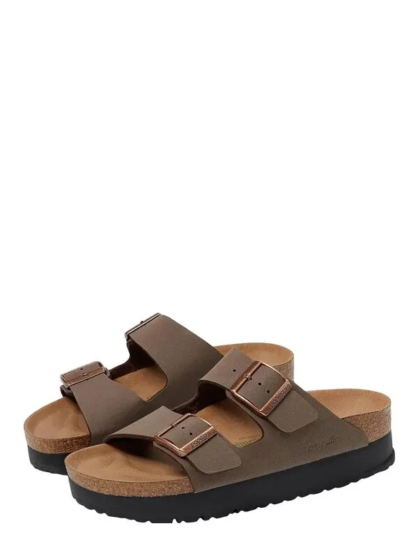 BIRKENSTOCK Papillio Arizona Platform Sandal Vegan - Brown