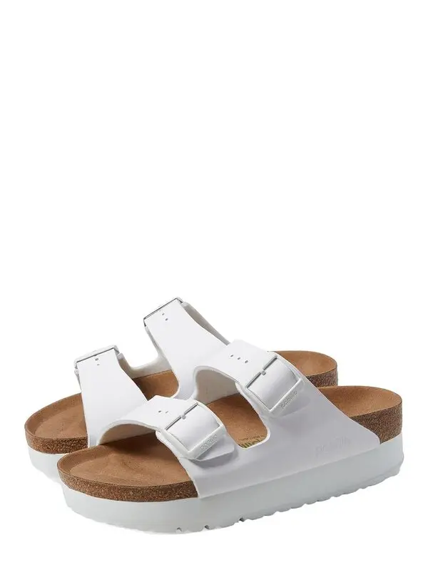 BIRKENSTOCK Papillio Arizona Platform Sandal Vegan - White