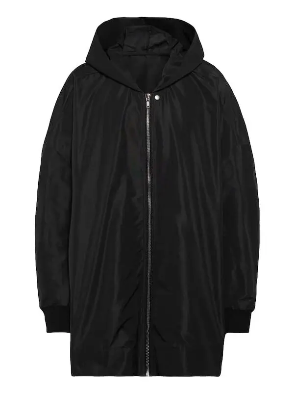Rick Owens Jumbo Peter Hooded Jacket - Black