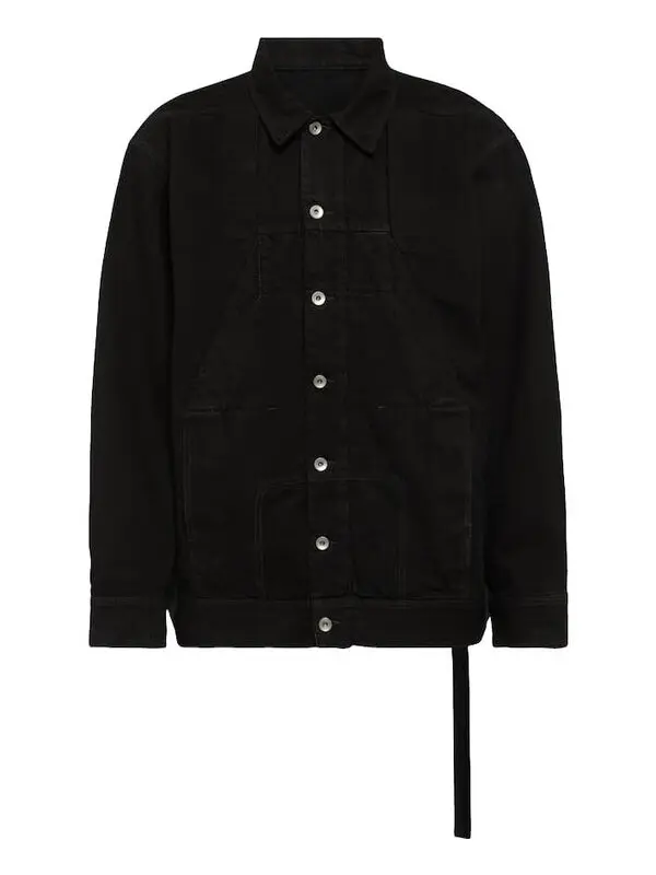 Rick Owens Sphinx Jumbo Denim Jacket - Black