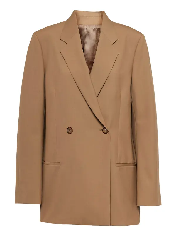 TOTEME Oversized Double-breasted Blazer - Beige