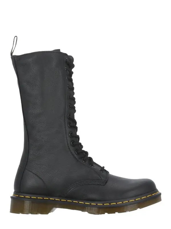 Dr. Martens Leather Lace Up Boots - Black