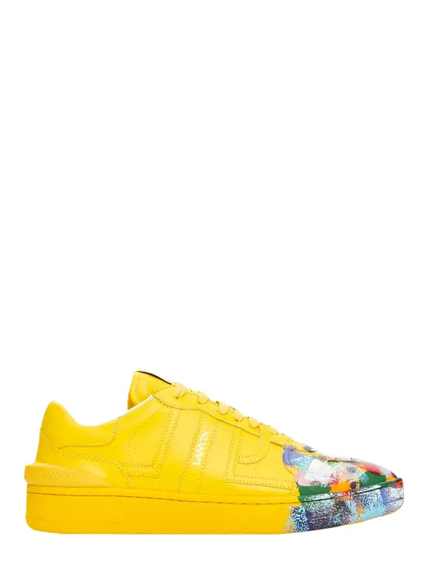 LANVIN X Gallery Dept. Clay Low Painted Sneakers - Yellow