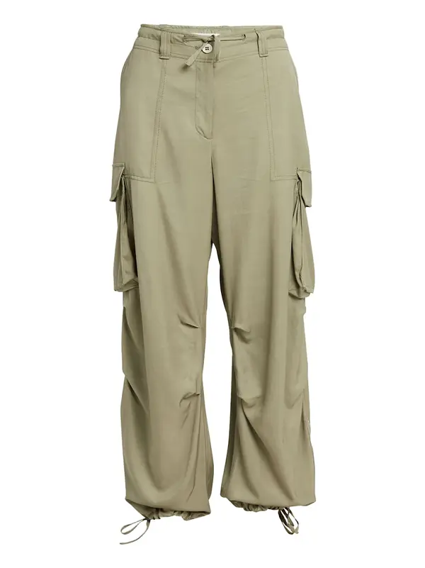 Golden Goose Journey Wide-leg Cargo Pants - Kalamata