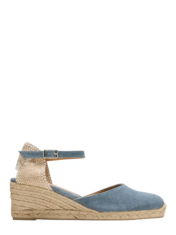 CastaÑer Carol Canvas Ankle-strap Espadrilles - Citadel