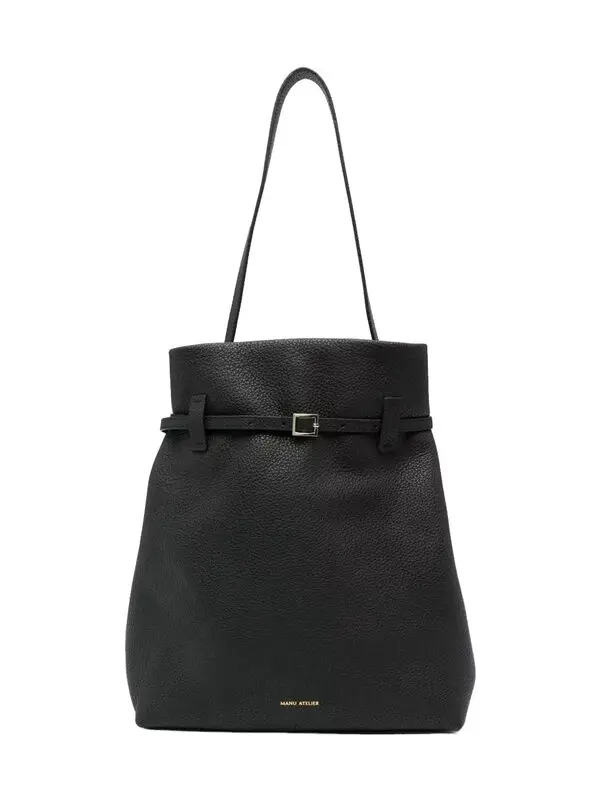 Manu Atelier Tote Du Jour Shoulder Bag - Black