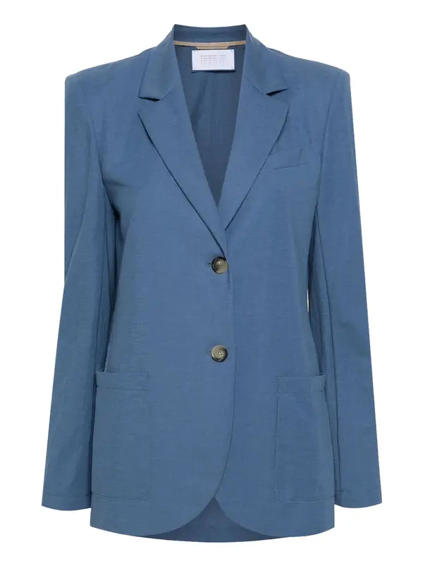 Harris Wharf London Single-breasted Blazer - Blue