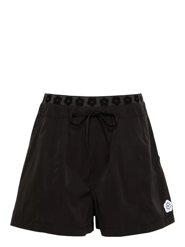 Kenzo Boke 2.0 Drawstring Mini Shorts - Black